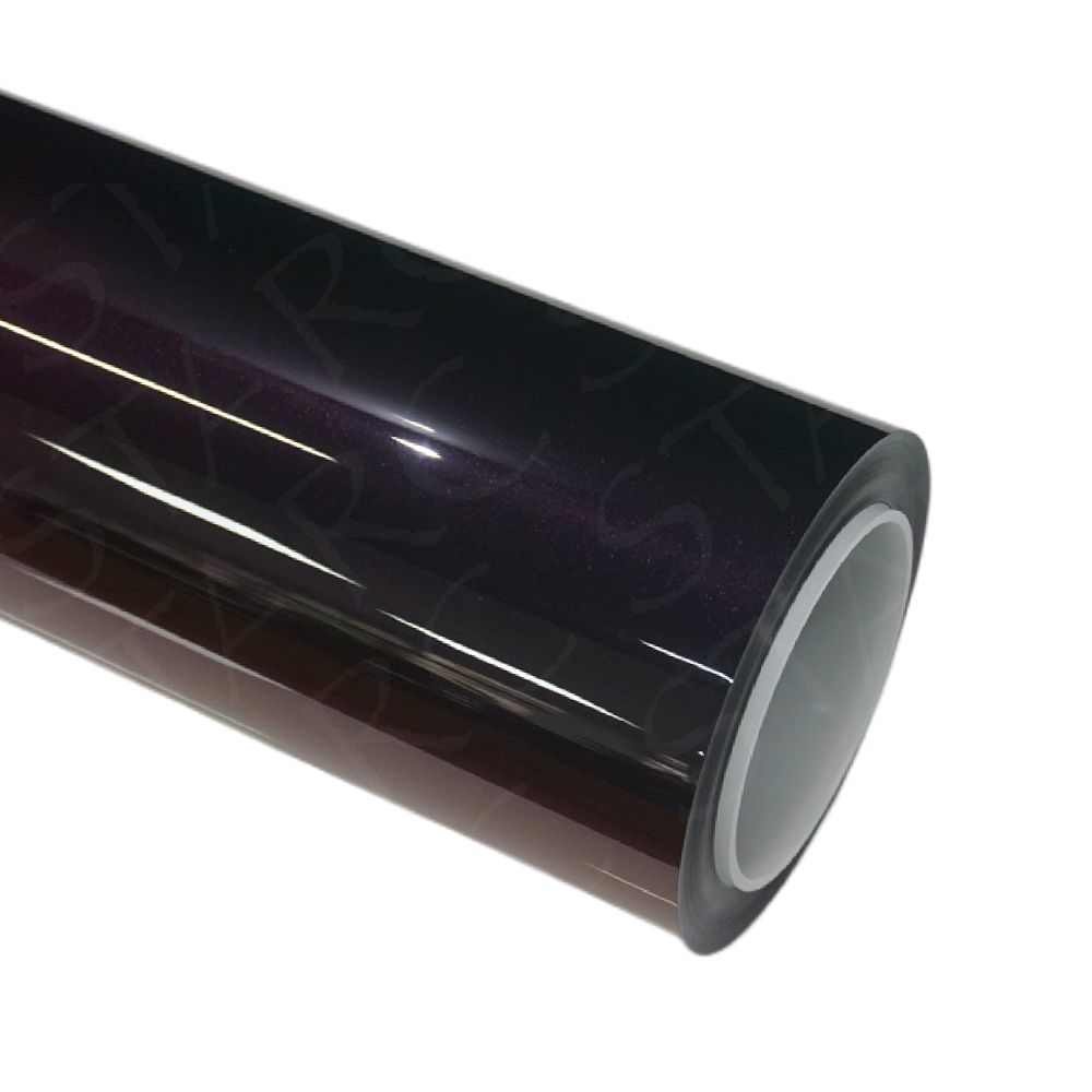 Super Gloss Black Red Vinyl Wrap – Starc Wrap