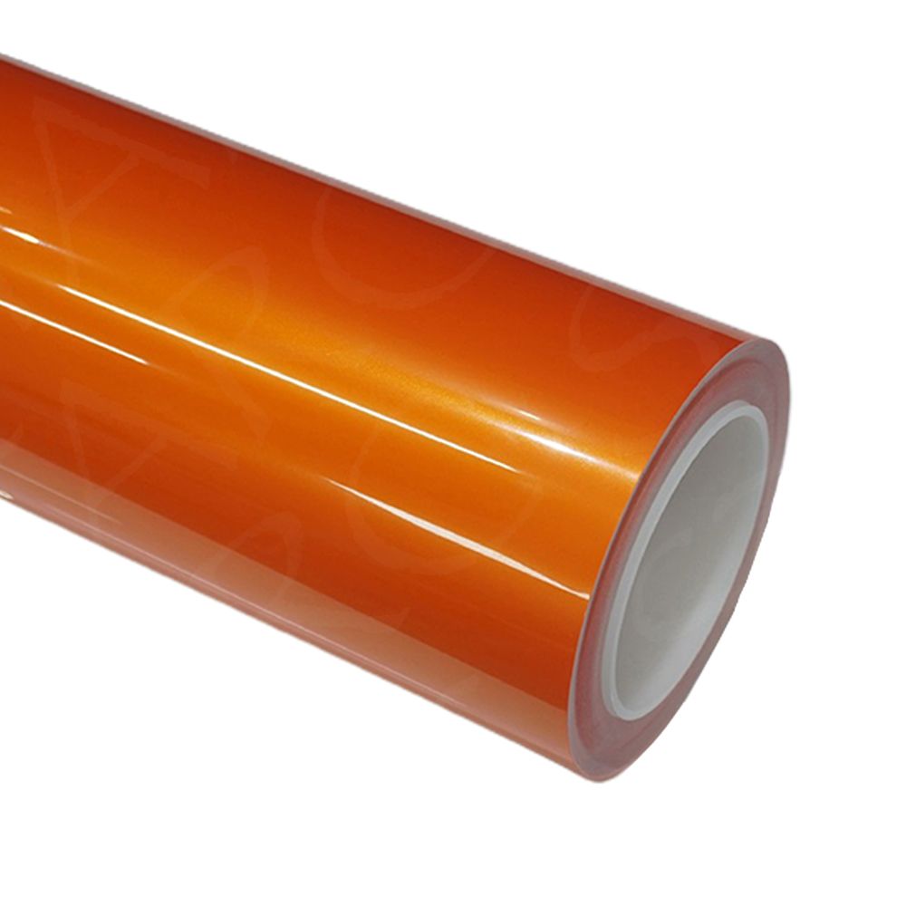 Super Gloss Racing Orange Vinyl Wrap – Starc Wrap