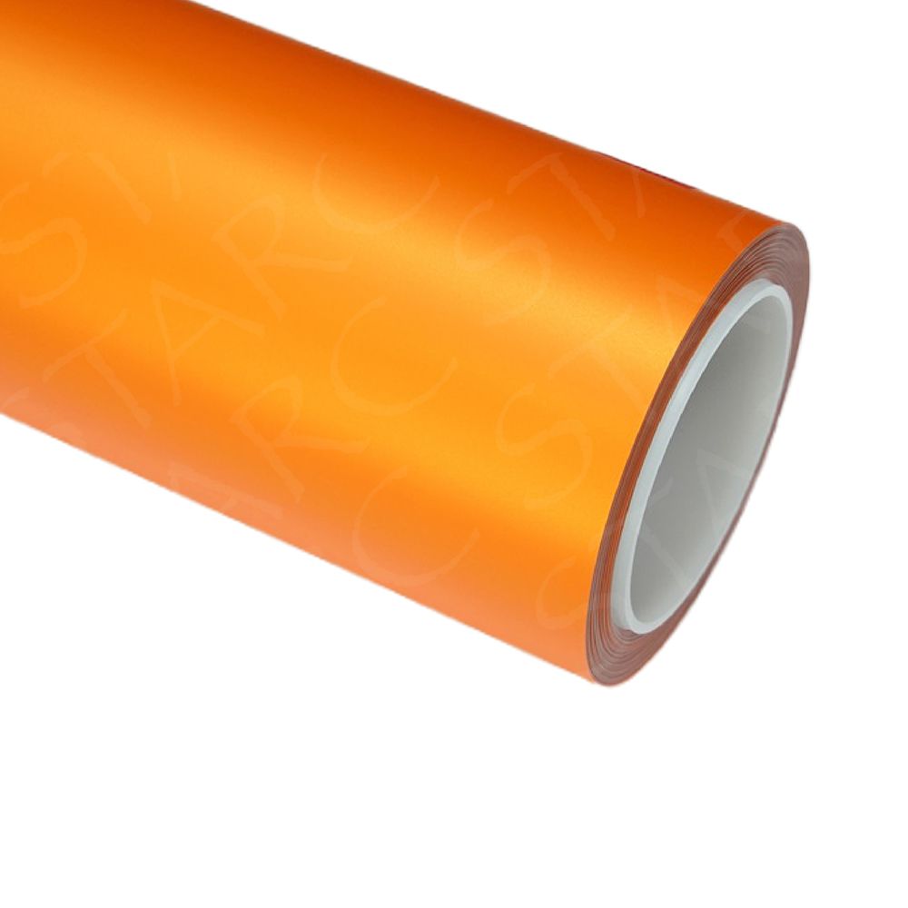 Super Satin Orange Vinyl Wrap – Starc Wrap